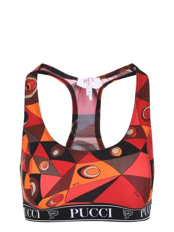 Emilio Pucci Polyamide Bra Top - Multicolor