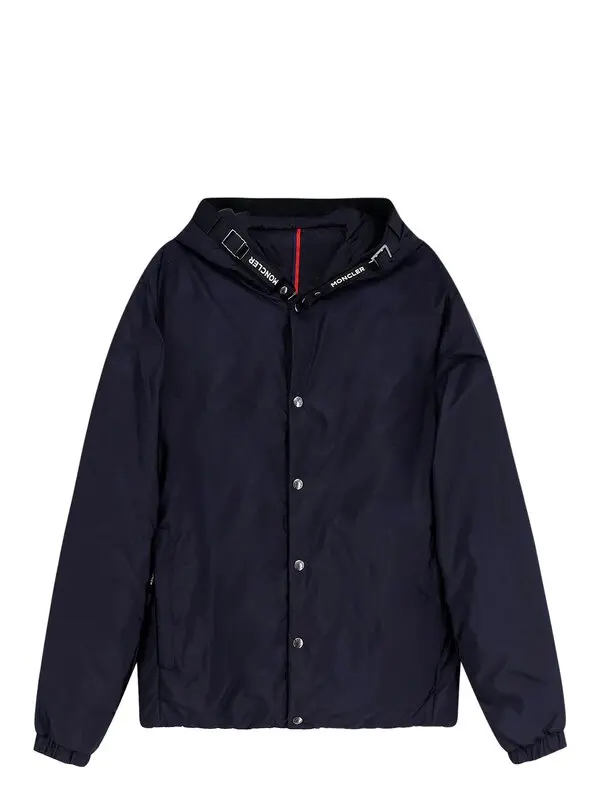 Moncler Trestraou Down Jacket With Grosgrain Profiles - Multicolor
