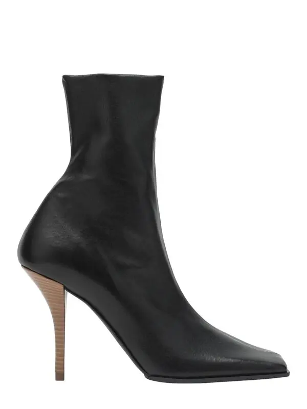 Alaïa Soft Square Sock Boots - Black