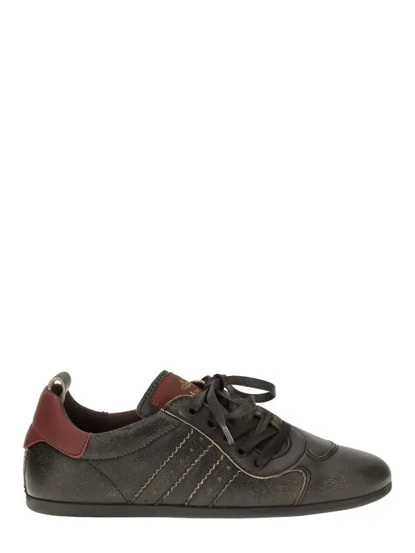 VIVIENNE WESTWOOD Drunken Leather Sneakers - Black