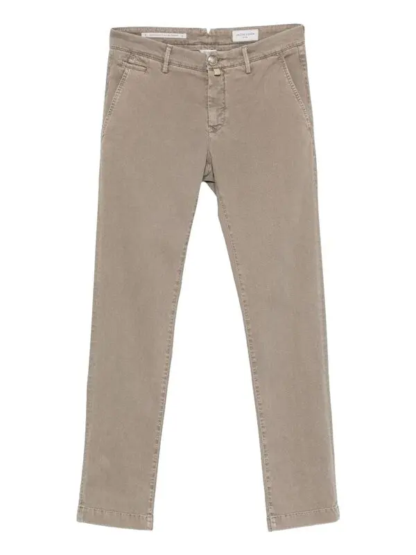 Jacob Cohen Slim Fit Cotton Trousers - Multicolor