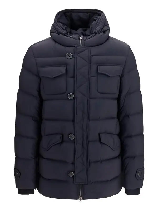 Herno Thermal Waterproof Down Jacket - Black