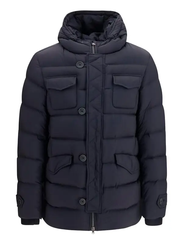 Herno Thermal Waterproof Down Jacket - Black