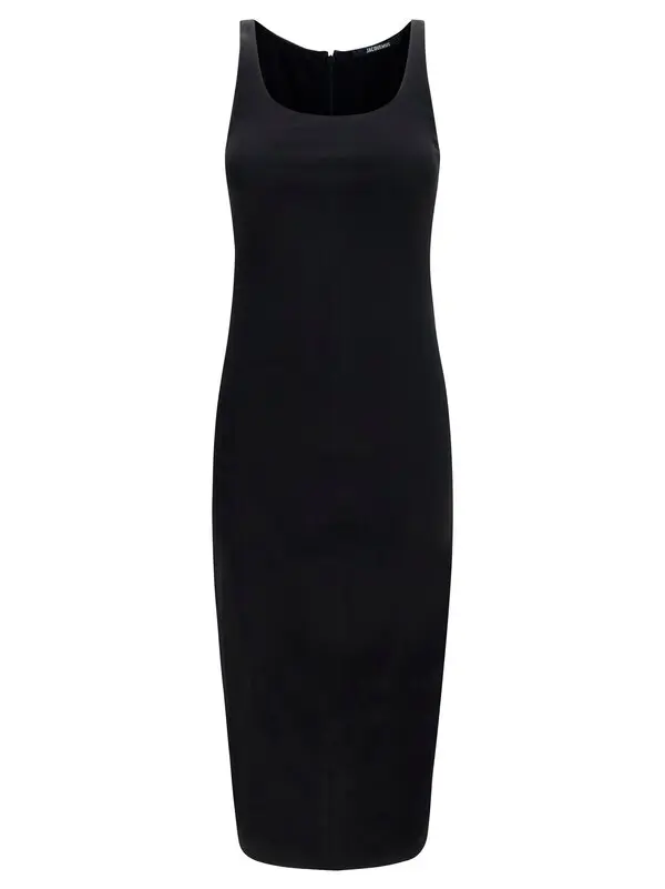Jacquemus Regata Midi Dress - Black