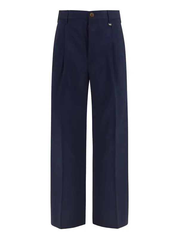 VIVIENNE WESTWOOD Rafael Wide-leg Virgin Wool Pants - Blue