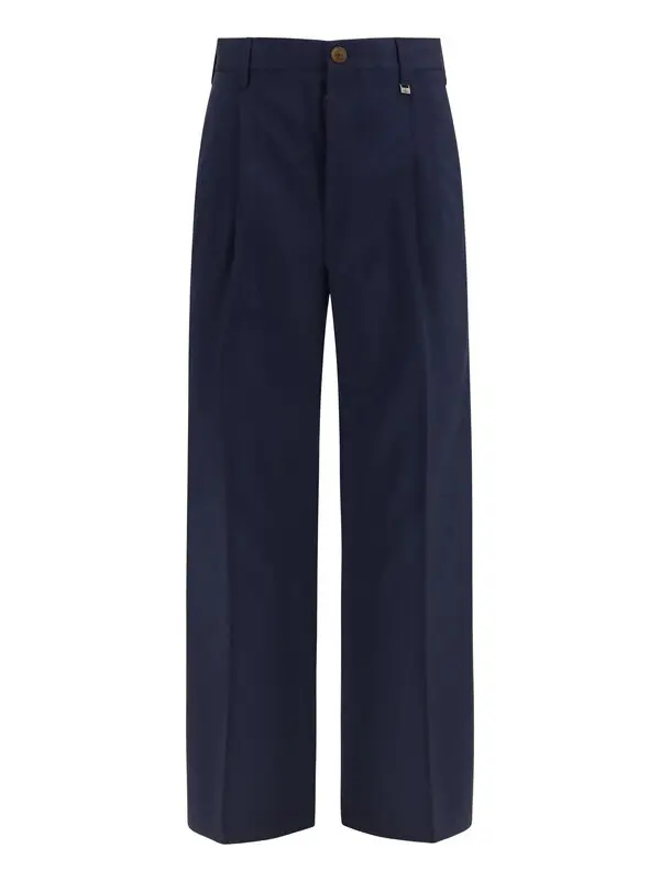 VIVIENNE WESTWOOD Rafael Wide-leg Virgin Wool Pants - Blue