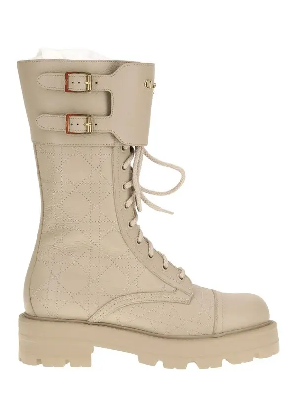 Dior D-trap Boots - Cream