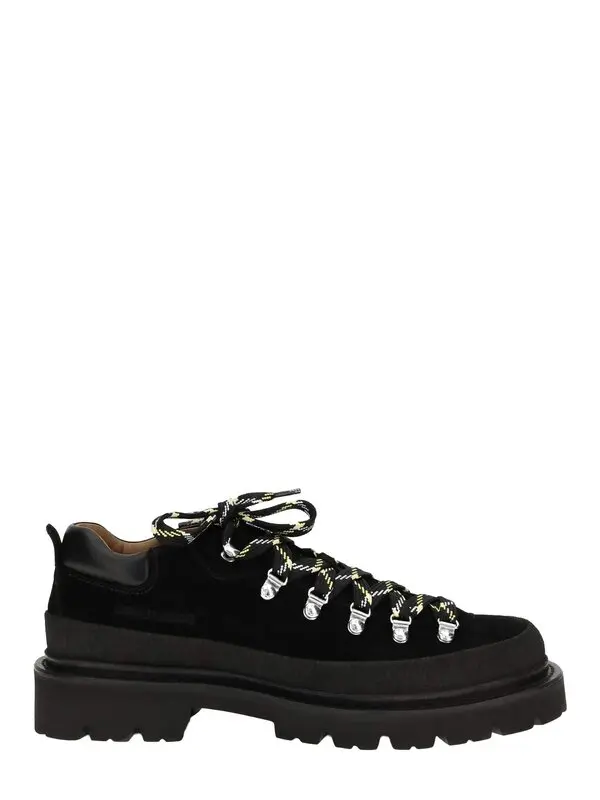 Dsquared2 Suede Lace-up Sneakers - Black