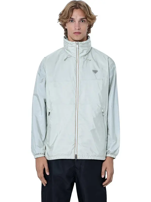 Prada High-neck Zip Jacket - White