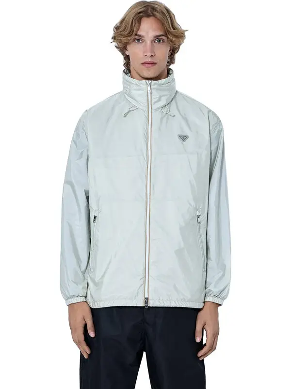Prada High-neck Zip Jacket - White