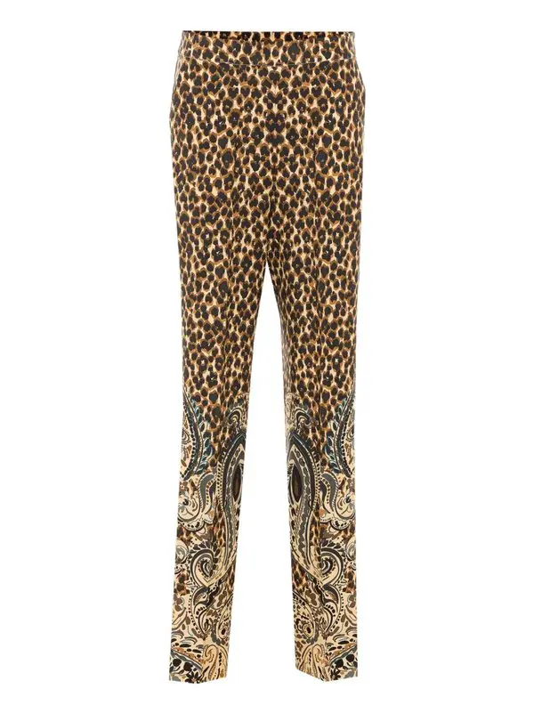 Etro Silk Trousers - Multicolor