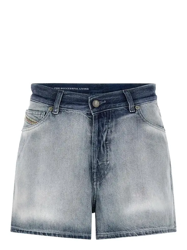 DIESEL® De-helios-fsi Denim Shorts - Blue