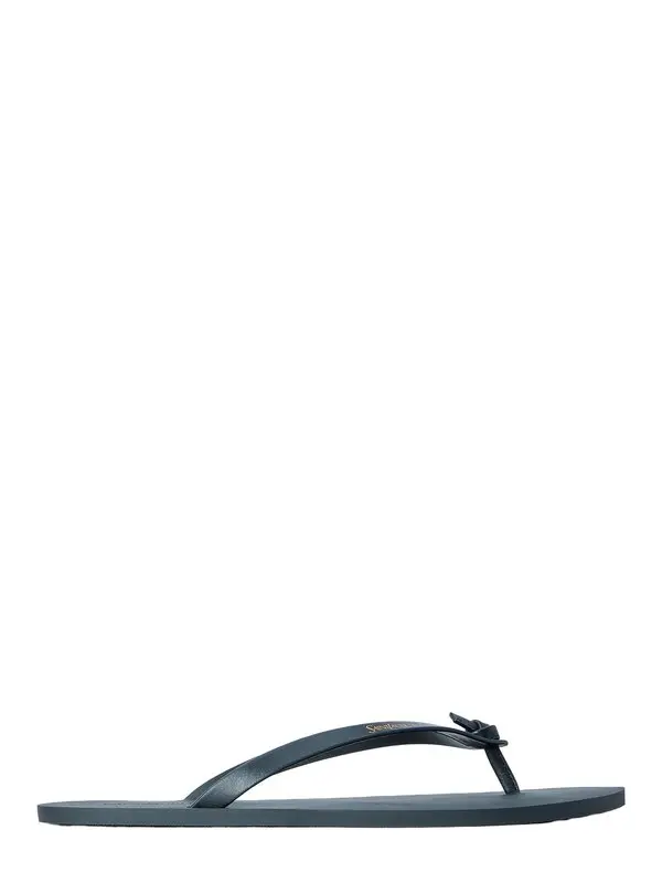 Saint Laurent Leather Party Sandals - Black