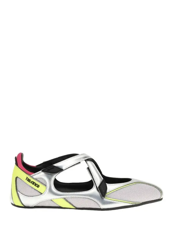 Attico Floor 01 Ballerinas - Silver