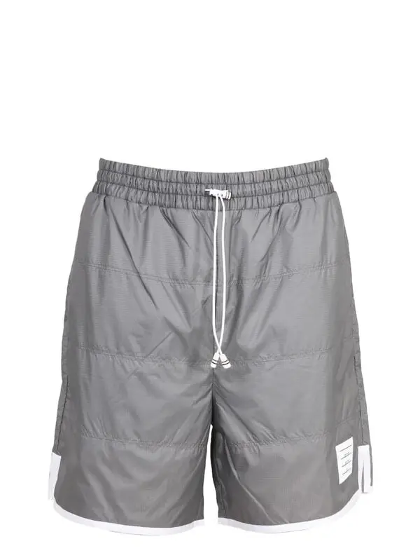 Thom Browne Sporty Ripstop Bermuda - Silver