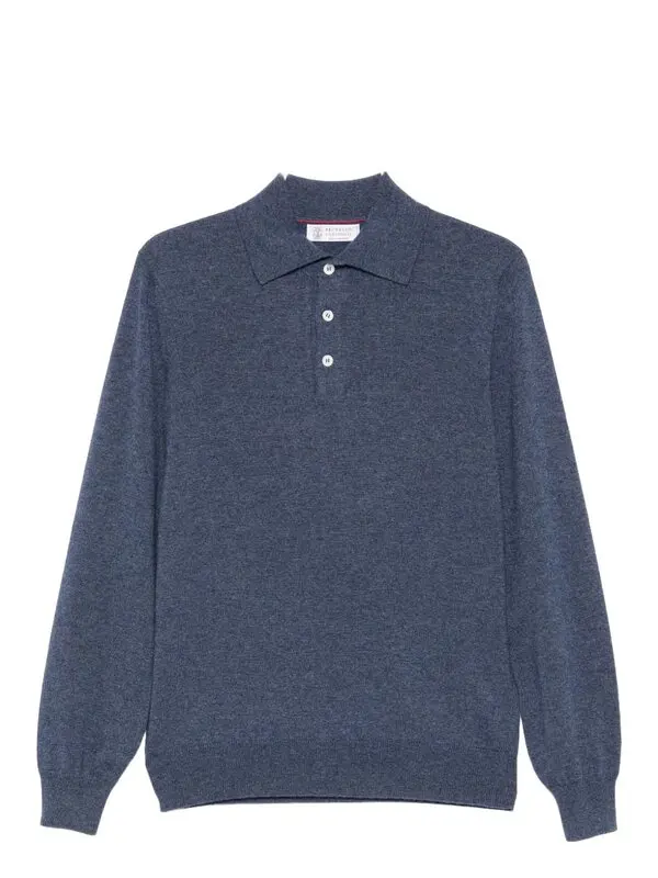 Brunello Cucinelli Cashmere Polo Shirt - Multicolor