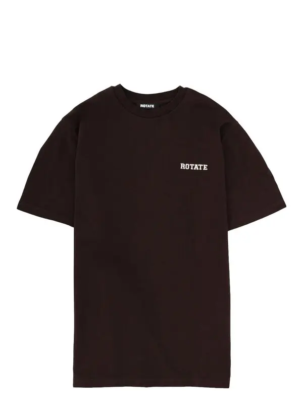ROTATE BY BIRGER CHRISTENSEN Logo T-shirt - Brown