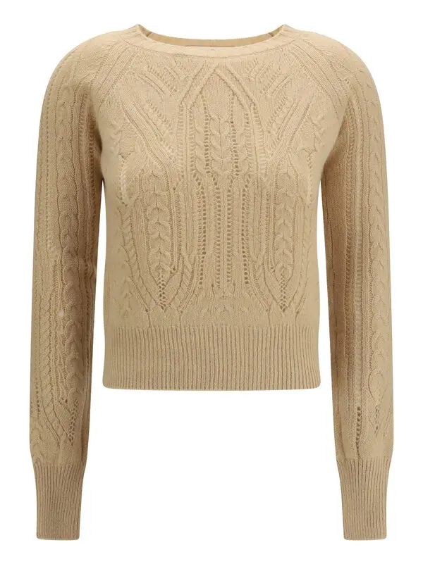 ERMANO SCERVINO Ermanno Scervino Cashmere Sweater - Cream