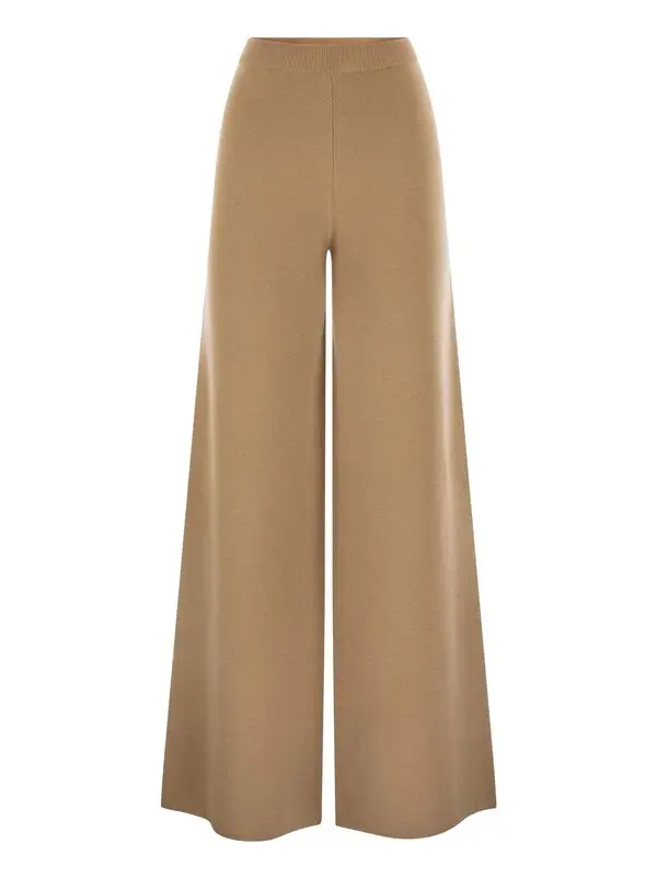 Max Mara Judy Wool And Cashmere Trousers - Brown