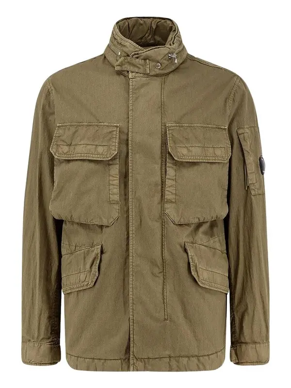 C.P. COMPANY Cotton Blend Sahariana Jacket - Multicolor