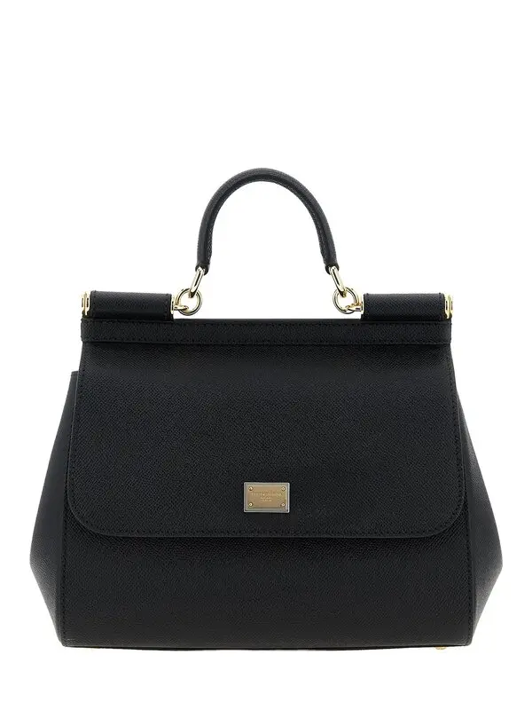 Dolce & Gabbana Sicily Large Handbag - Black