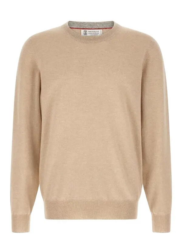 Brunello Cucinelli Cashmere Sweater - Cream