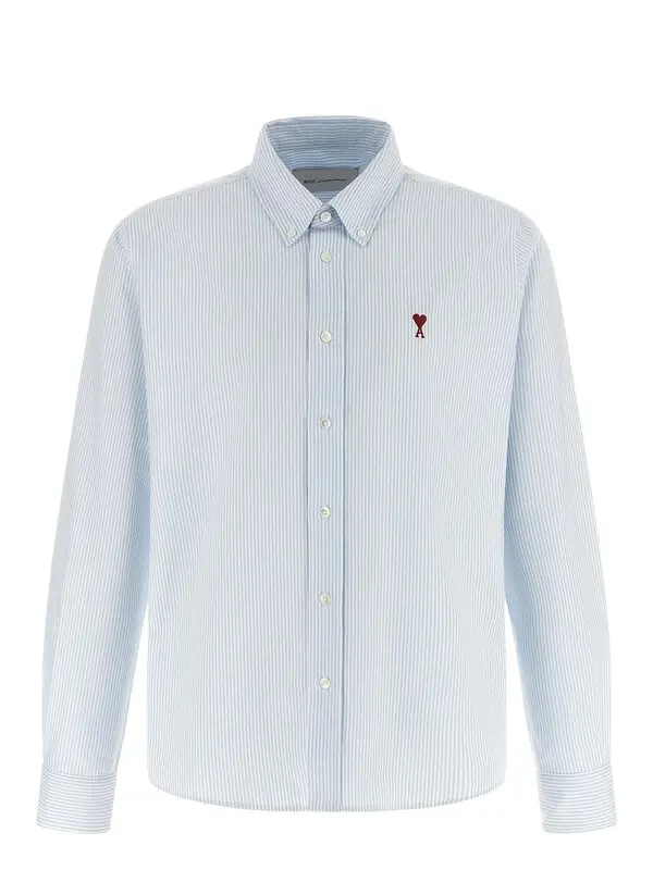 AMI Paris De Coeur' Shirt - Blue