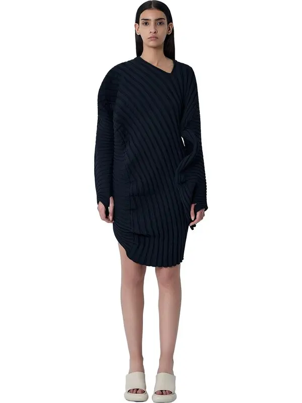 Issey Miyake Knit As If Top - Red