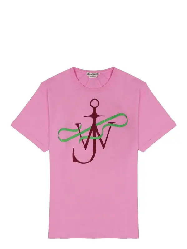 JW Anderson T-shirt Con Logo - Pink