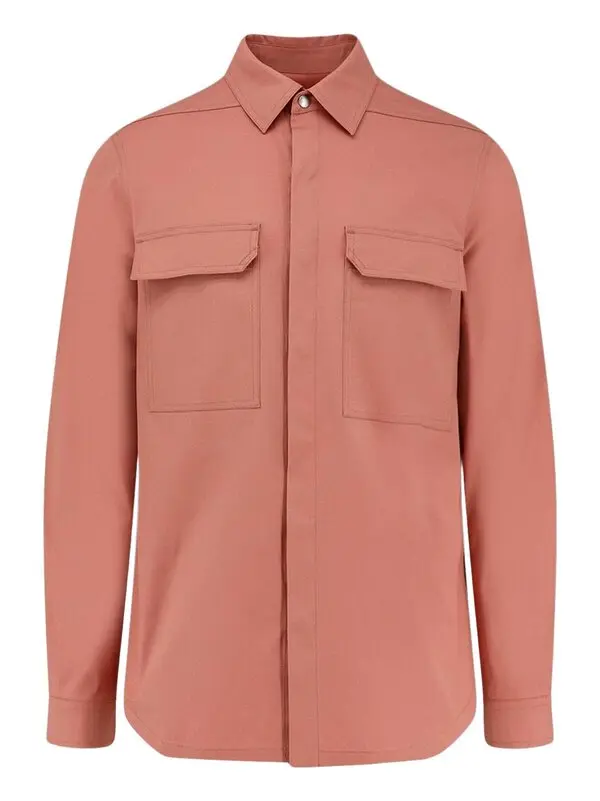 Rick Owens Organic Cotton Shirt - Red