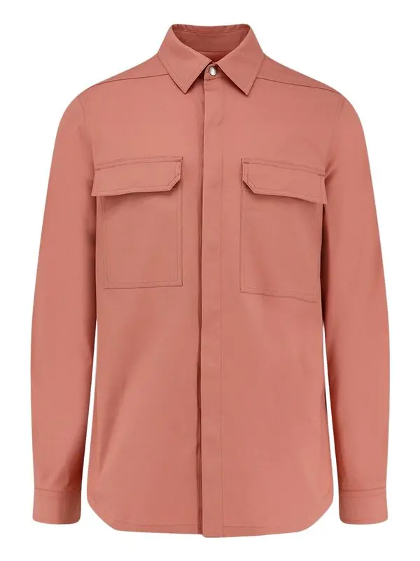 Rick Owens Organic Cotton Shirt - Red