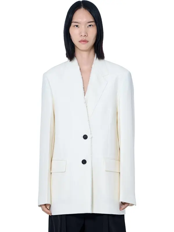TOTEME Raw Lapel Blazer - Multicolor