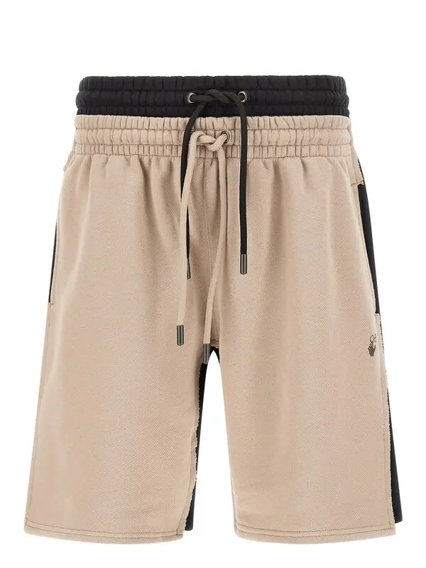 Off-White Spices Arrow Overlap Skate' Bermuda Shorts - Multicolor
