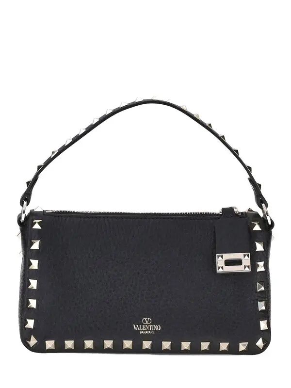 Valentino Garavani Rockstud Shoulder Bag - Black