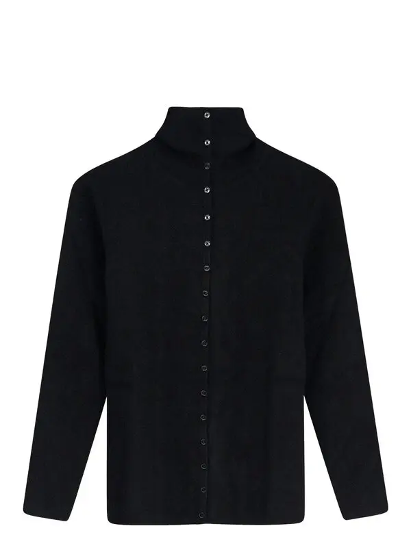 TOTEME Viscose Blend Cardigan - Black