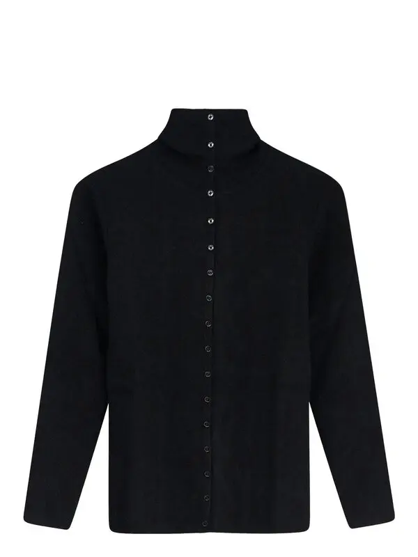 TOTEME Viscose Blend Cardigan - Black