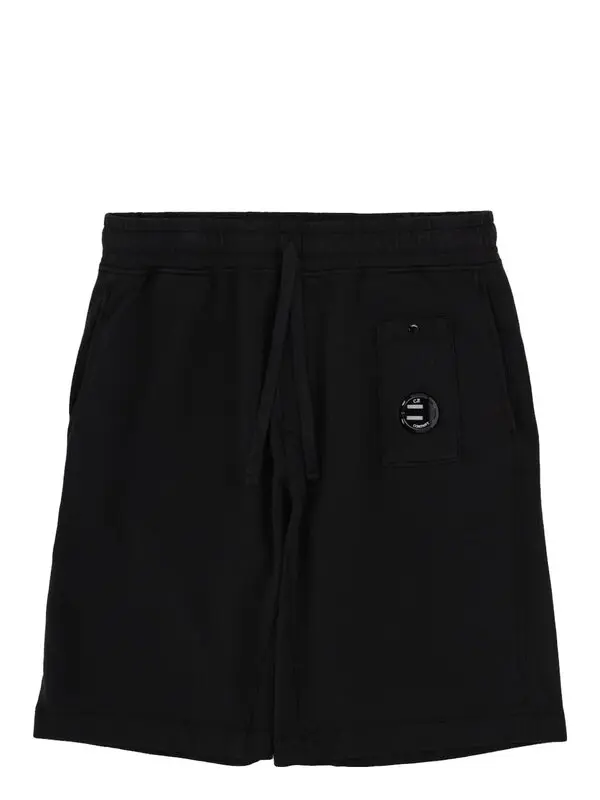 C.P. COMPANY Cotton Shorts - Black
