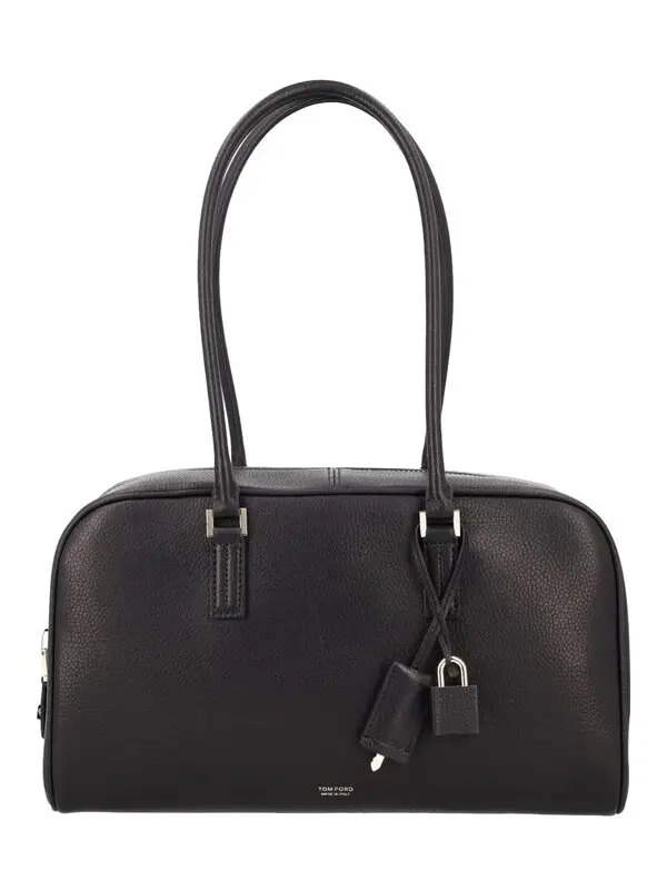 TOM FORD Small Leather Bag - Black
