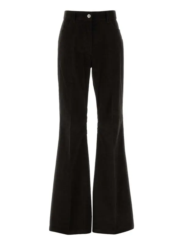 FERRAGAMO Corduroy Flared Pant - Brown