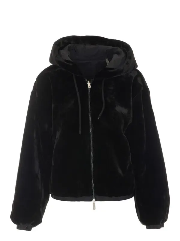 Moose Knuckles Eaton Bunny Reversible Jacket - Black