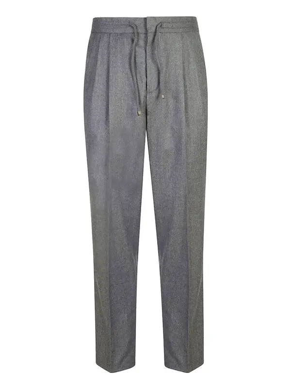 Brunello Cucinelli Virgin Wool Trousers - Multicolor