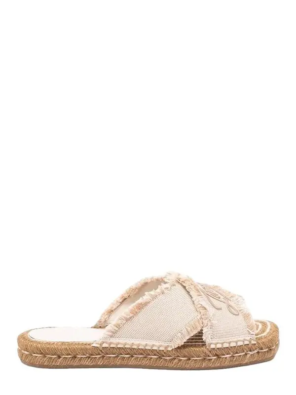 JIMMY CHOO Cotton Aciel Flat Sandal - Multicolor