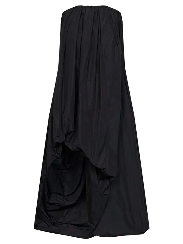 JIL SANDER Technical Faille Asymmetric Midi Dress - Multicolor