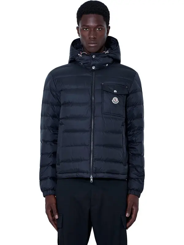 Moncler Verith Hooded Short Down Jacket - Black