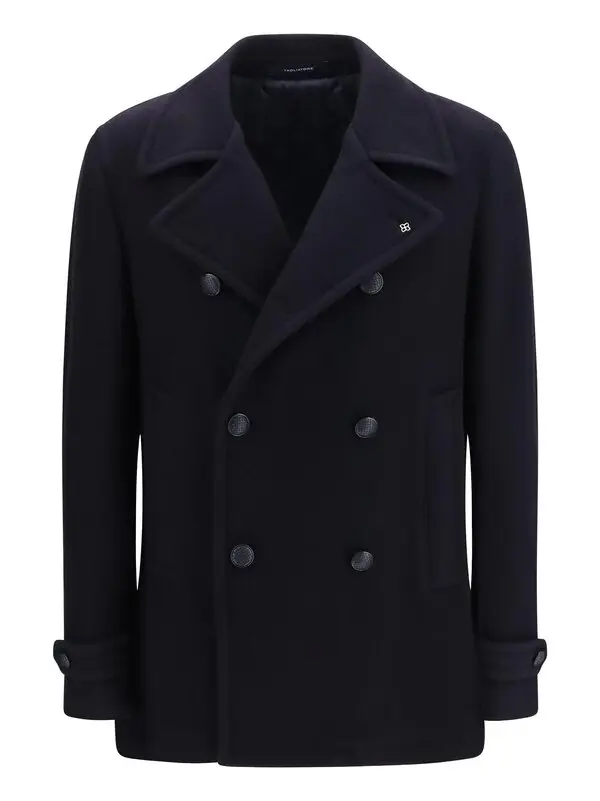 Tagliatore Wool Caban Coat - Blue