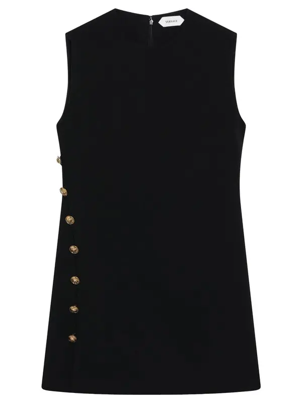 Versace Sleeveless Mini Dress - Black