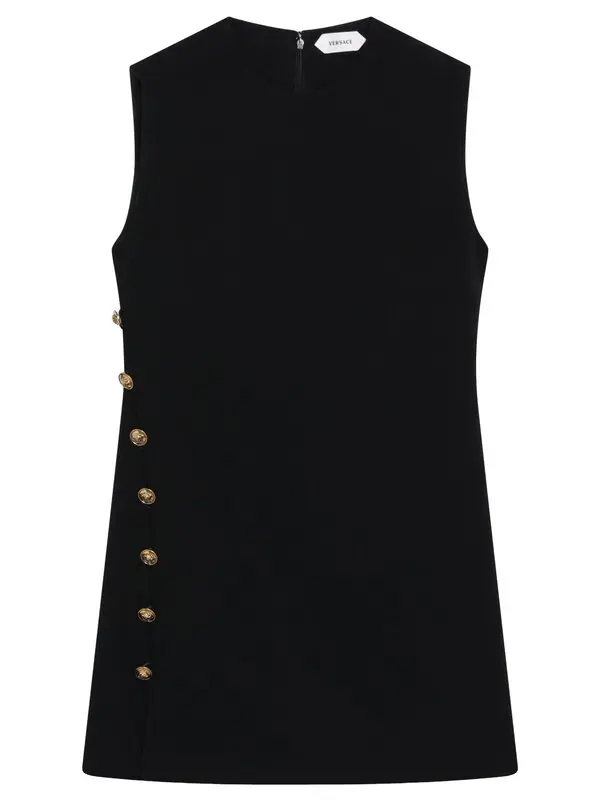 Versace Sleeveless Mini Dress - Black