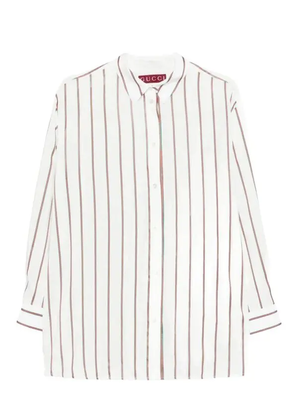 Gucci Jacquard Silk Shirt - Multicolor