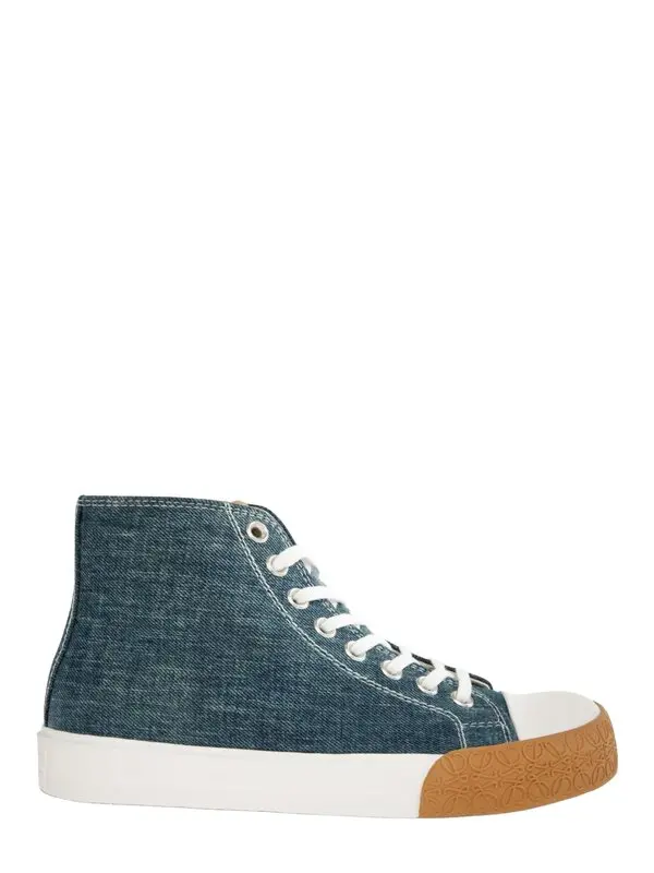 Loewe Paula's Ibiza Bloc Denim Sneakers - Multicolor