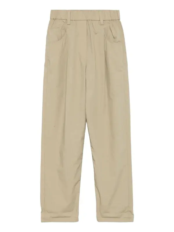 Brunello Cucinelli Cotton Trousers - Multicolor